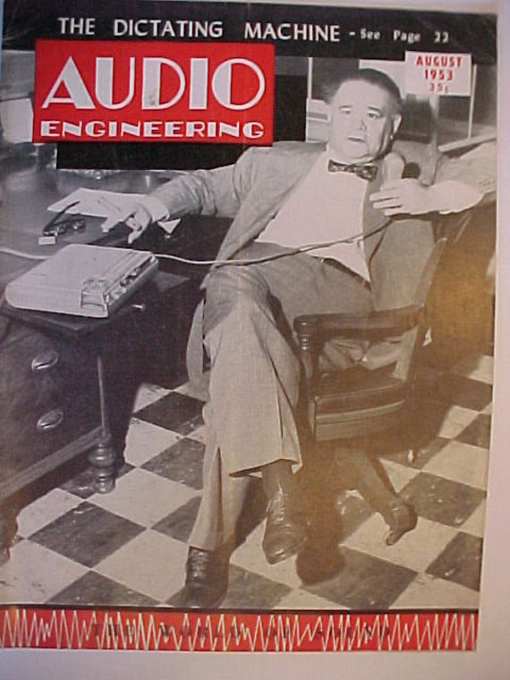 August 1953 Audio Engineering Magazine Has 56 Pages of Ads and | Etsy