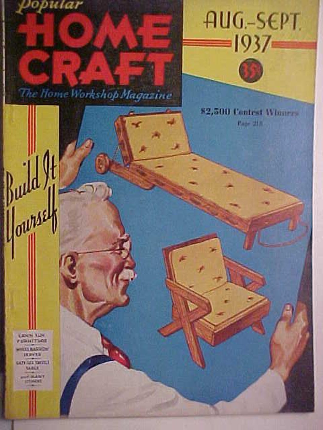August September 1937 Popular Home Craft Magazine, Has 80+ Pages of Ads ...