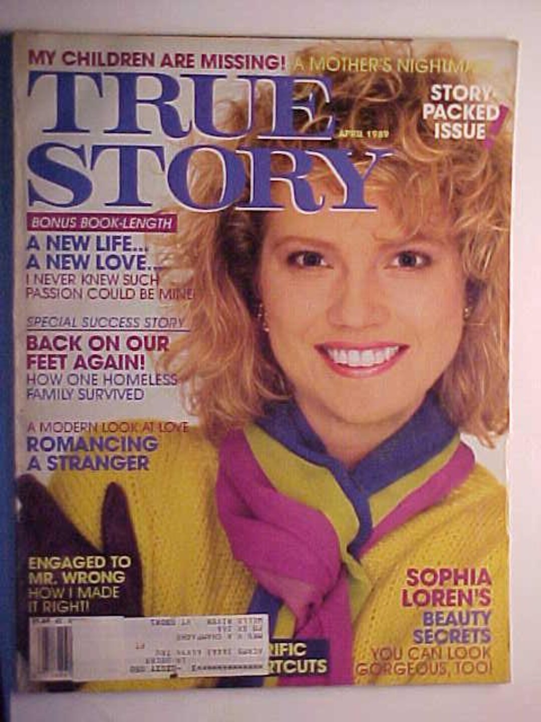 April 1989 True Story Magazine With Jane Cullen on the Cover by John ...