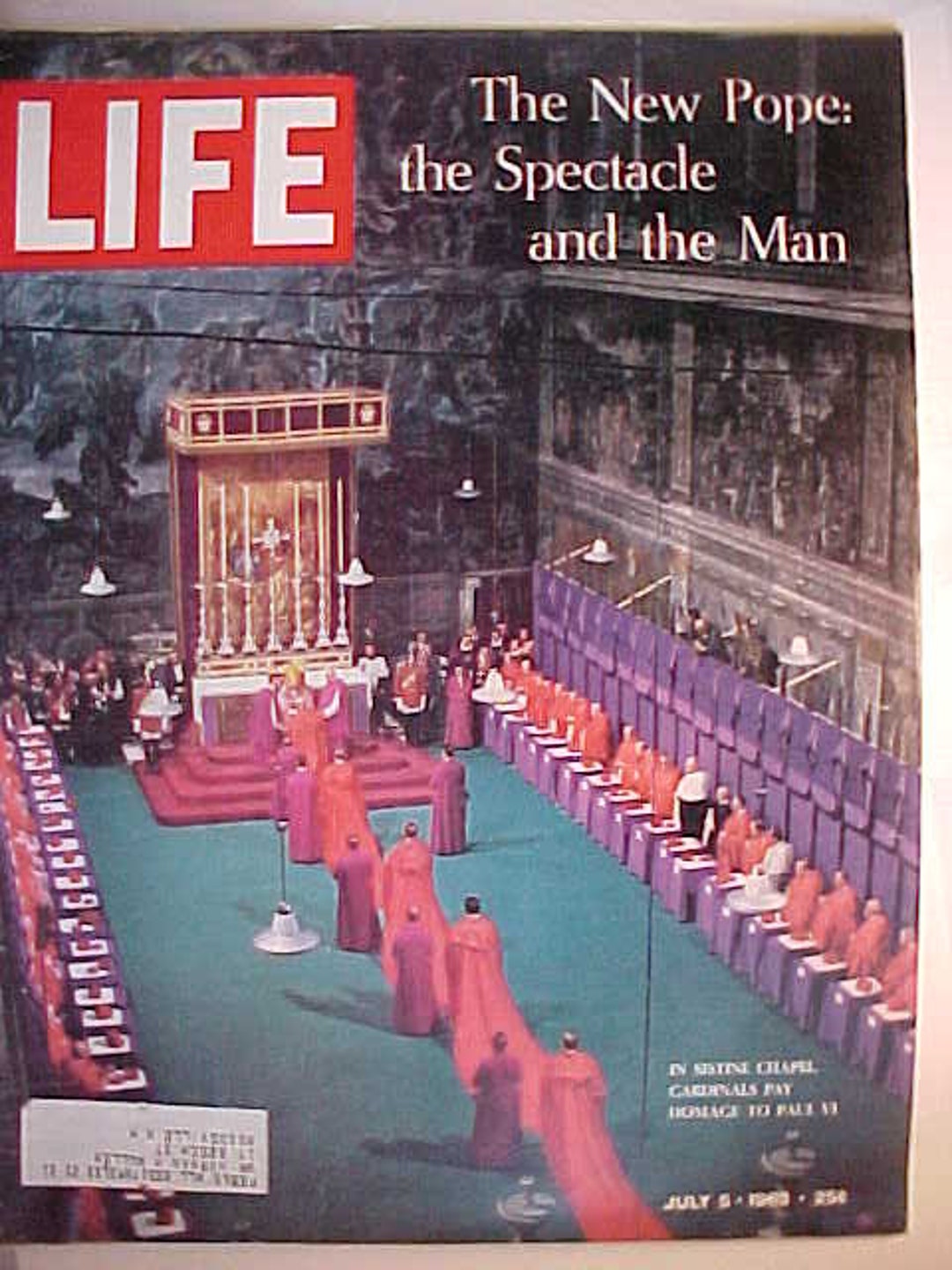 July 5, 1963 LIFE Magazine With Pope Paul VI on the Cover Has 82 Pages ...