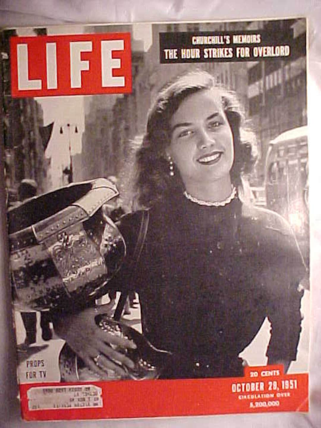 October 29, 1951 LIFE Magazine With Adele Chamberlain on the Cover Has ...
