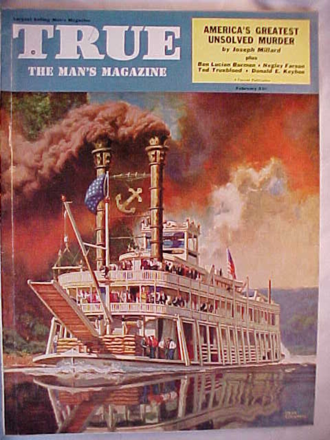 February 1953 True the Man's Magazine With Cover Art by Dean Cornwell ...