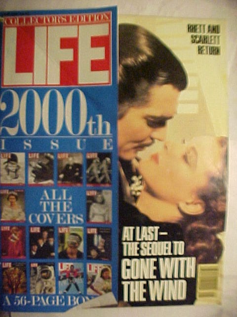 May 1988 LIFE Magazine With Gone With the Wind on the Cover Has 180 ...