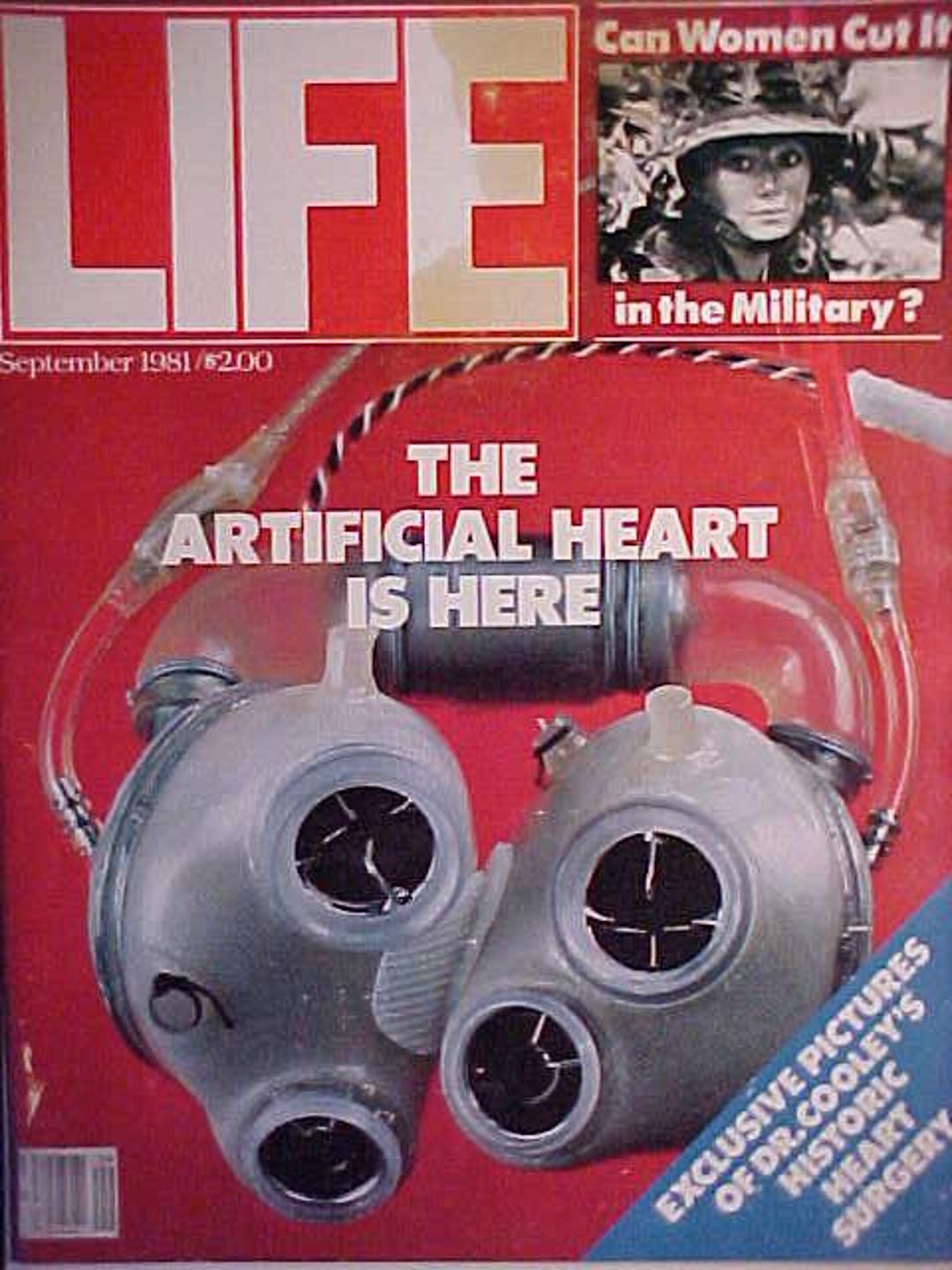 September 1981 LIFE Magazine With the Artificial Heart on the Cover by ...