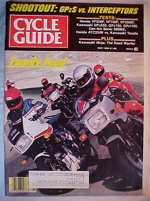 May 1984 Cycle Guide Motorcycle Magazine With David Dewhurst - Etsy