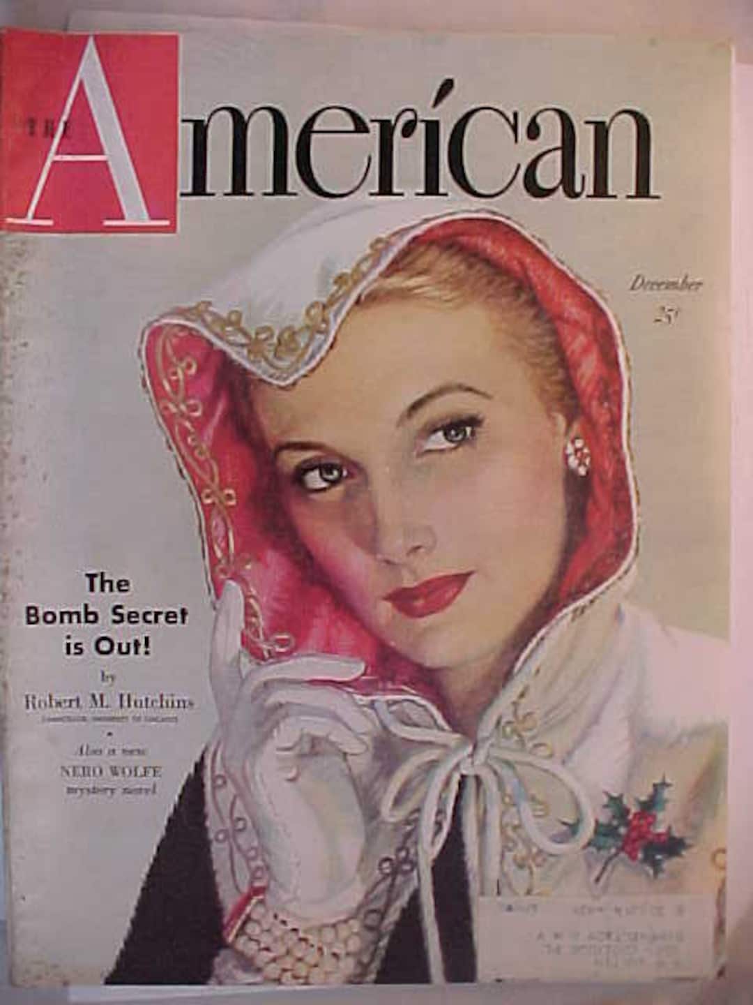 December 1947 the American Magazine Has 160 Pages of Ads & Articles ...