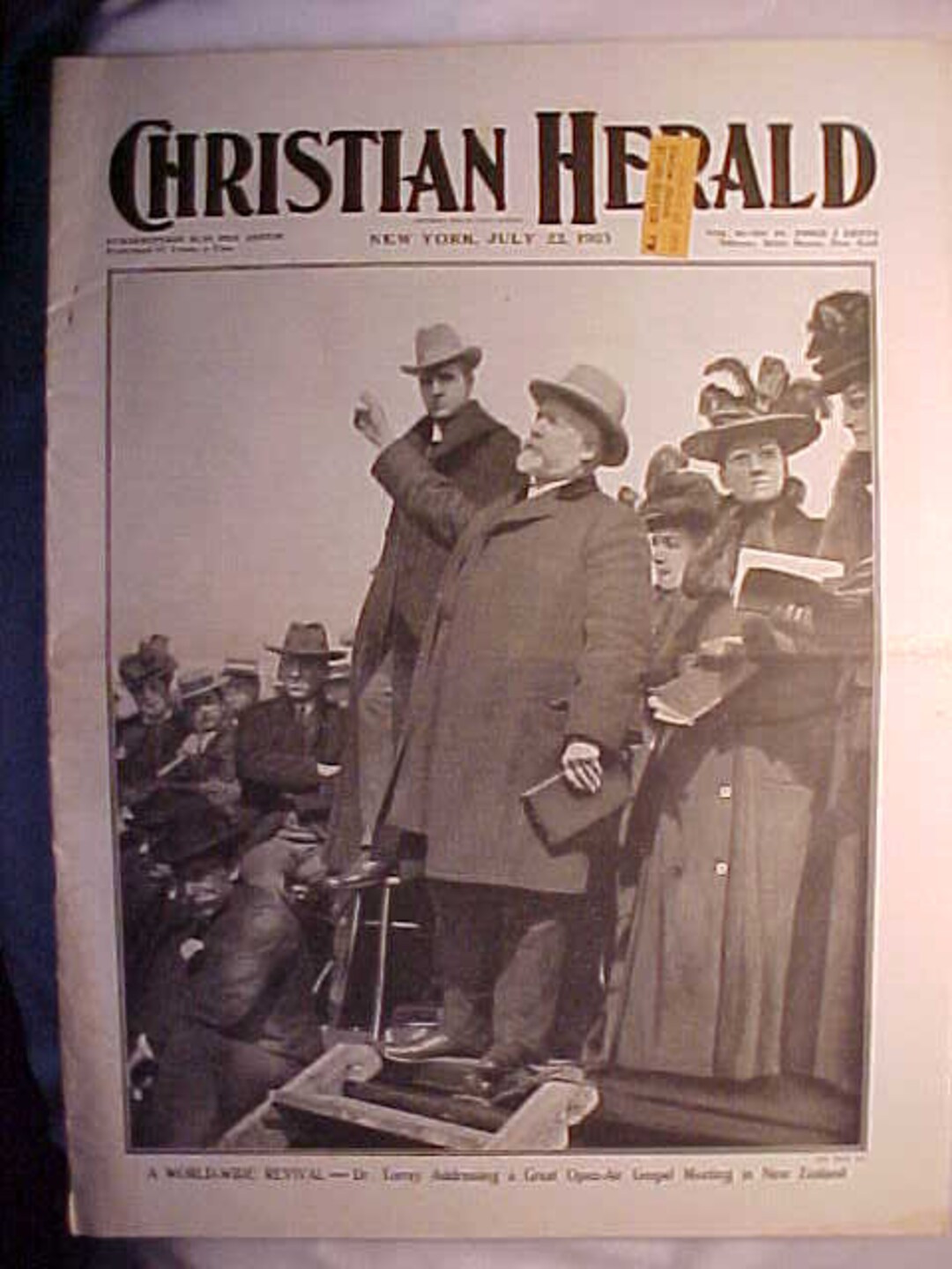 July 22,1903 Christian Herald and Signs of Our Times Magazine New York ...