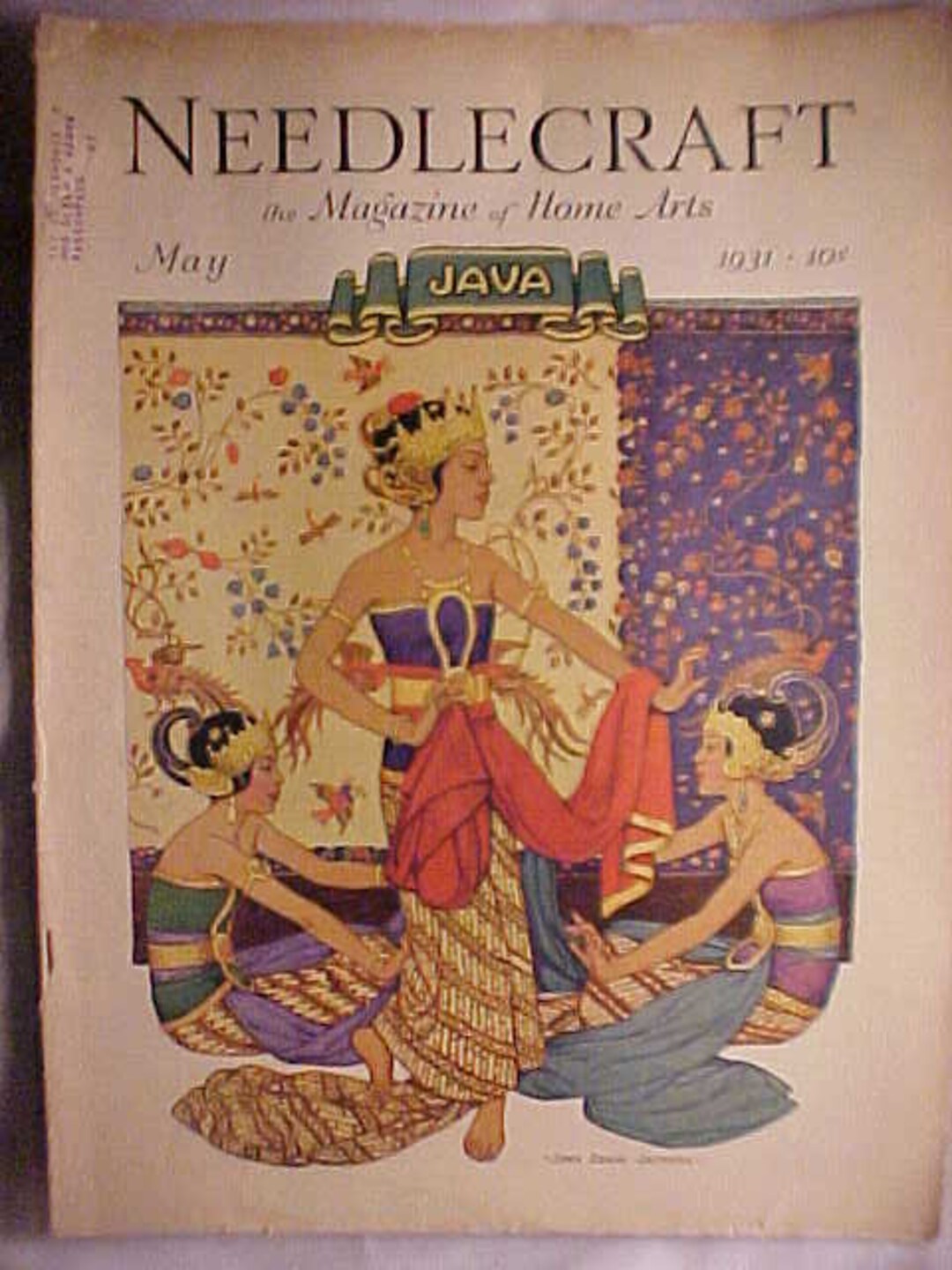 May 1931 Needlecraft Magazine for Women With Cover Art by John Edwin ...