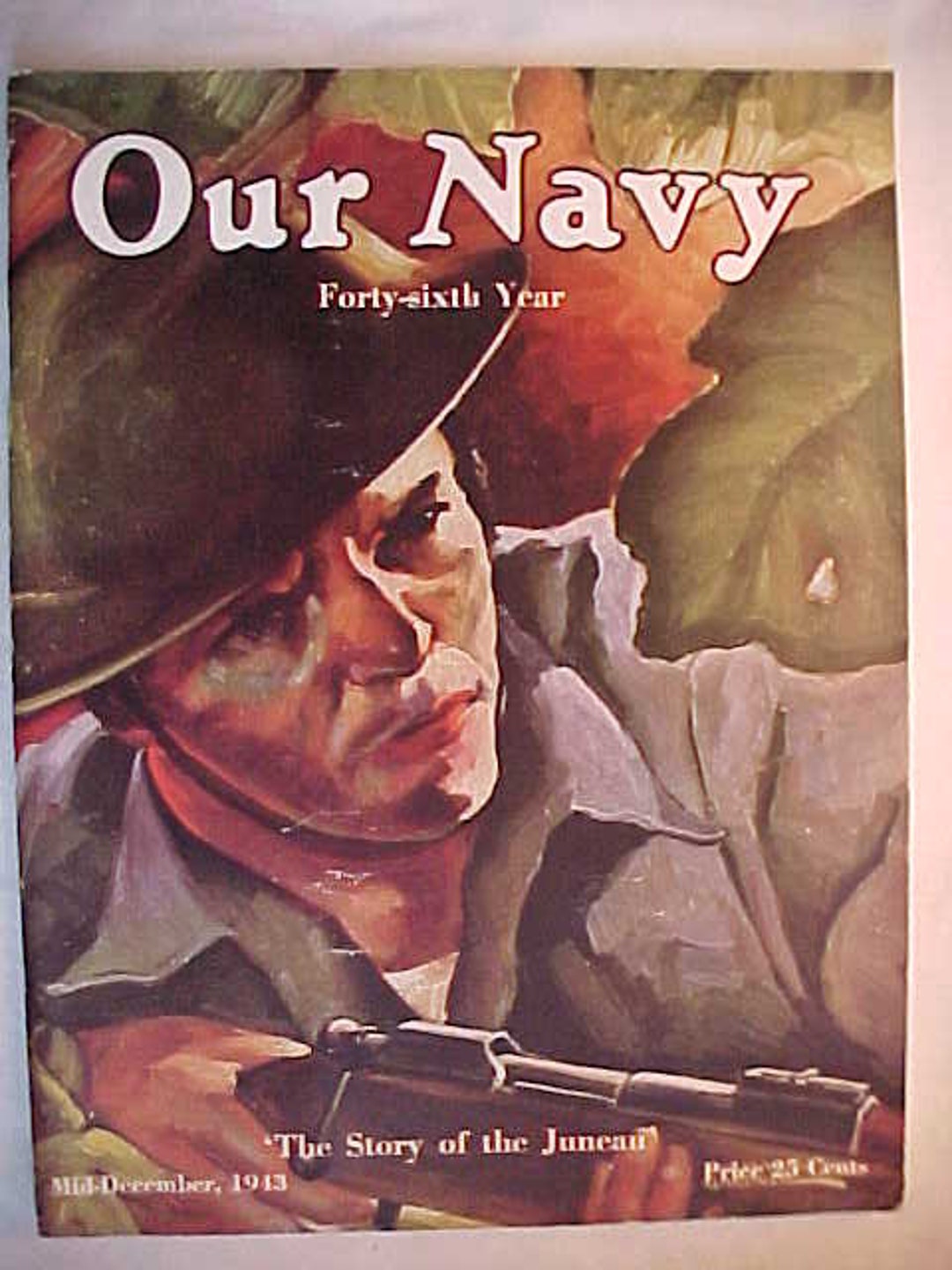 Mid December 1943 Our Navy Magazine With Cover Art by Norman - Etsy