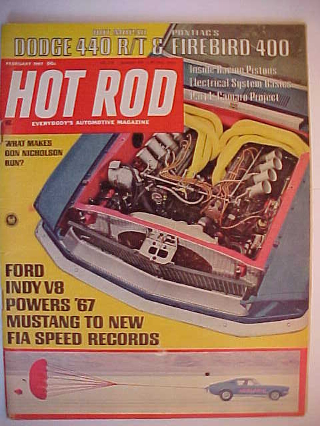 February 1967 Hot Rod Magazine Has 140 Pages of Ads and Articles With ...