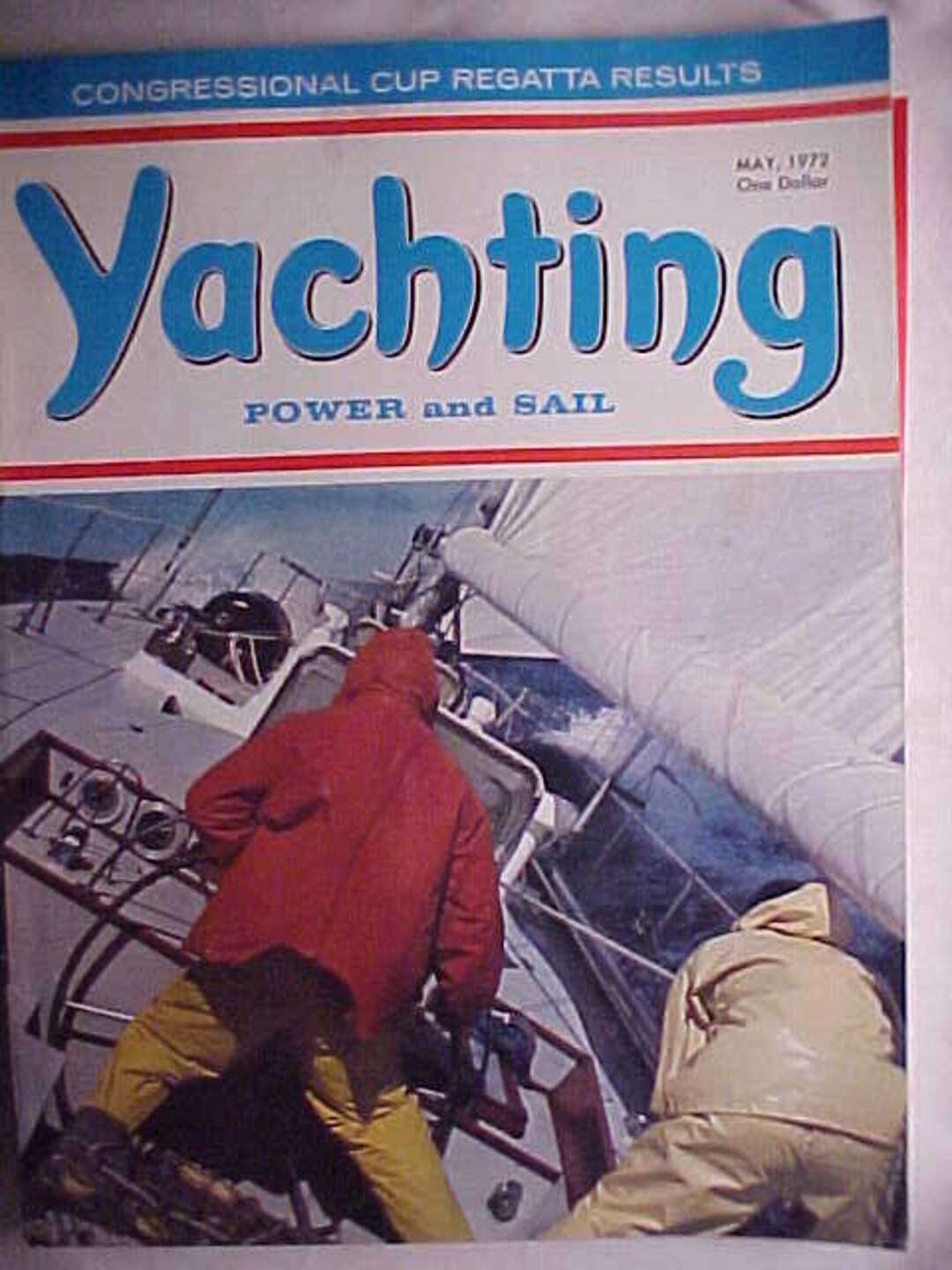 May 1972 Yachting Sail and Power Boating Magazine With Cover Art by ...