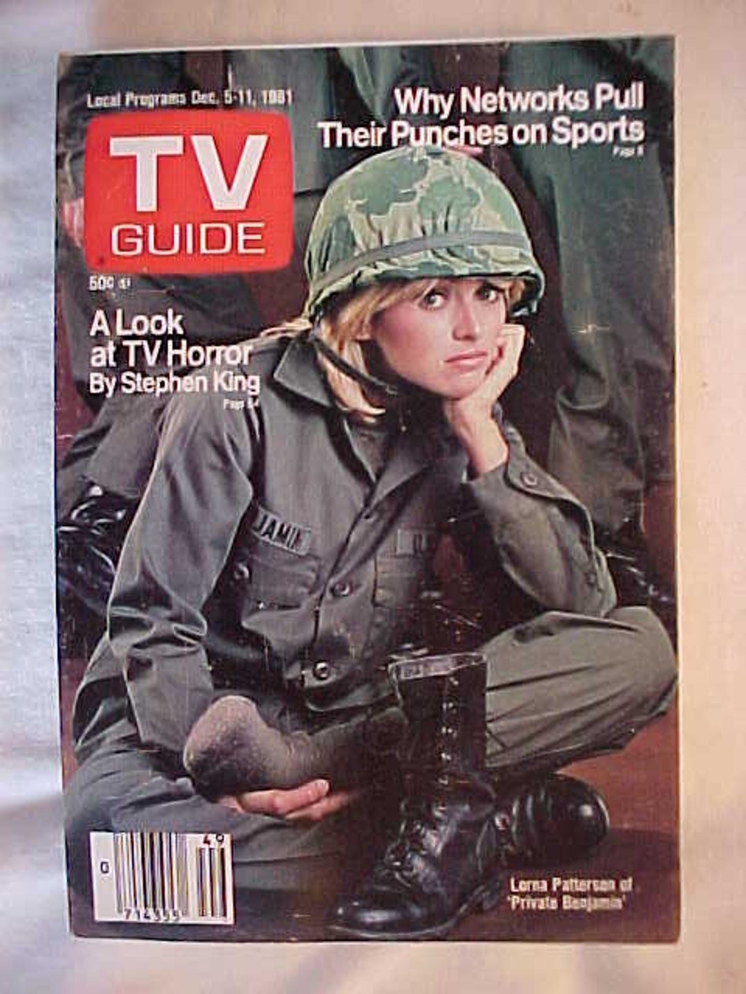 December 5-11 1981 TV Guide Magazine With Lorna Patterson Private ...