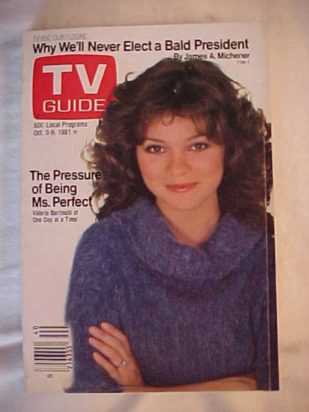 October 3-9 1981 TV Guide Magazine With Valerie Bertinelli on the Cover ...