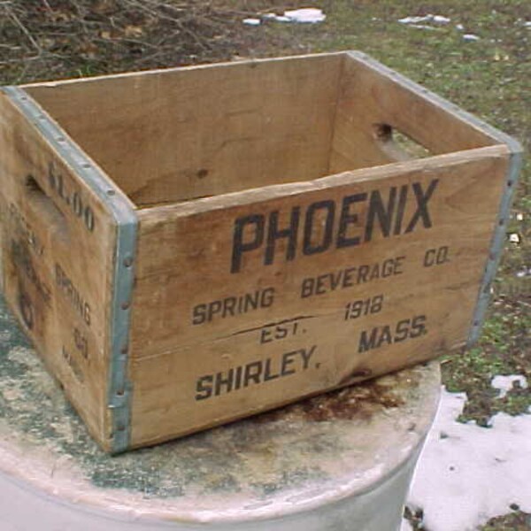 Wood Soda Crate - Etsy