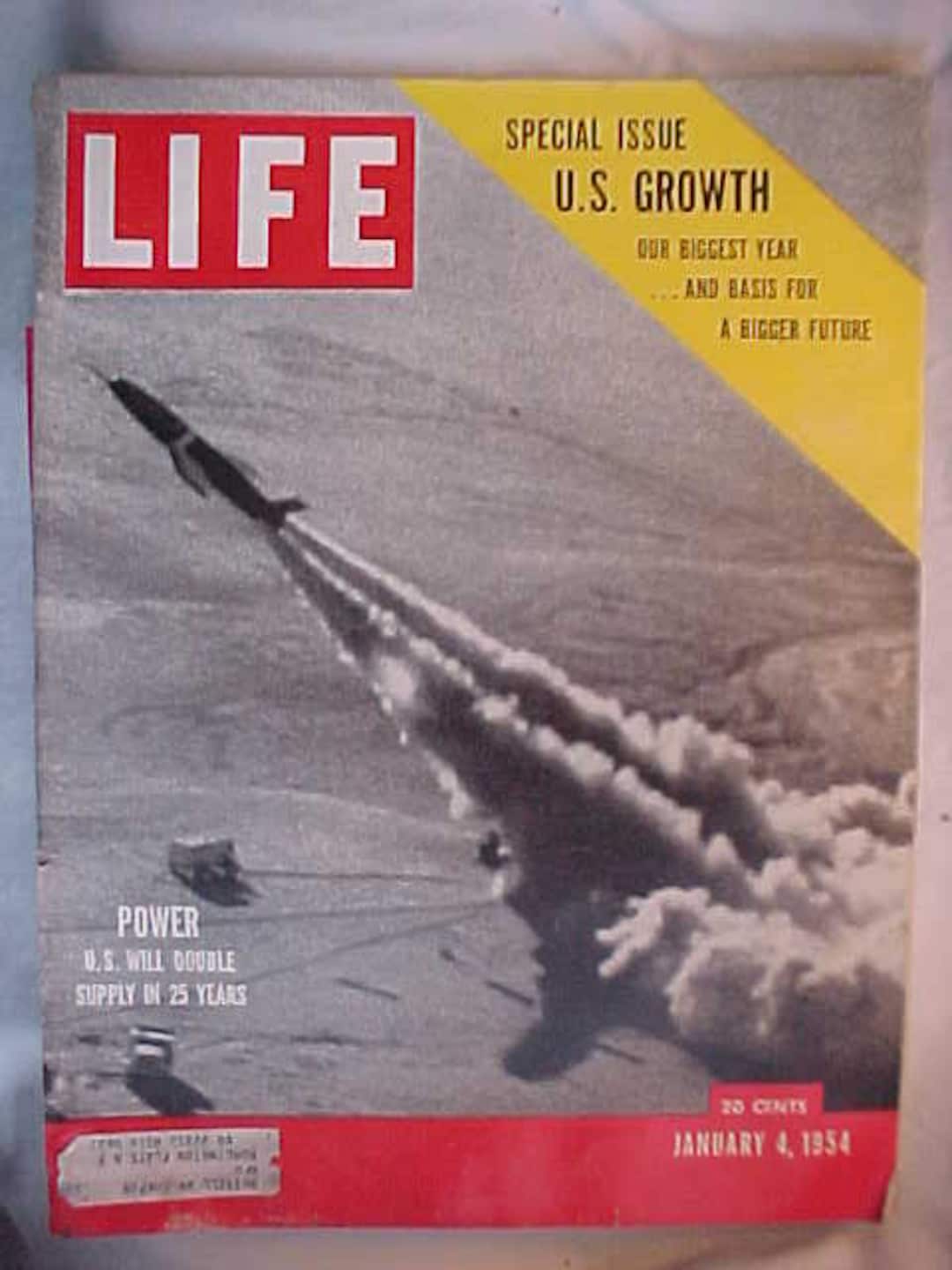 January 4, 1954 LIFE Magazine With U.S. Military Jet on the Cover Has ...
