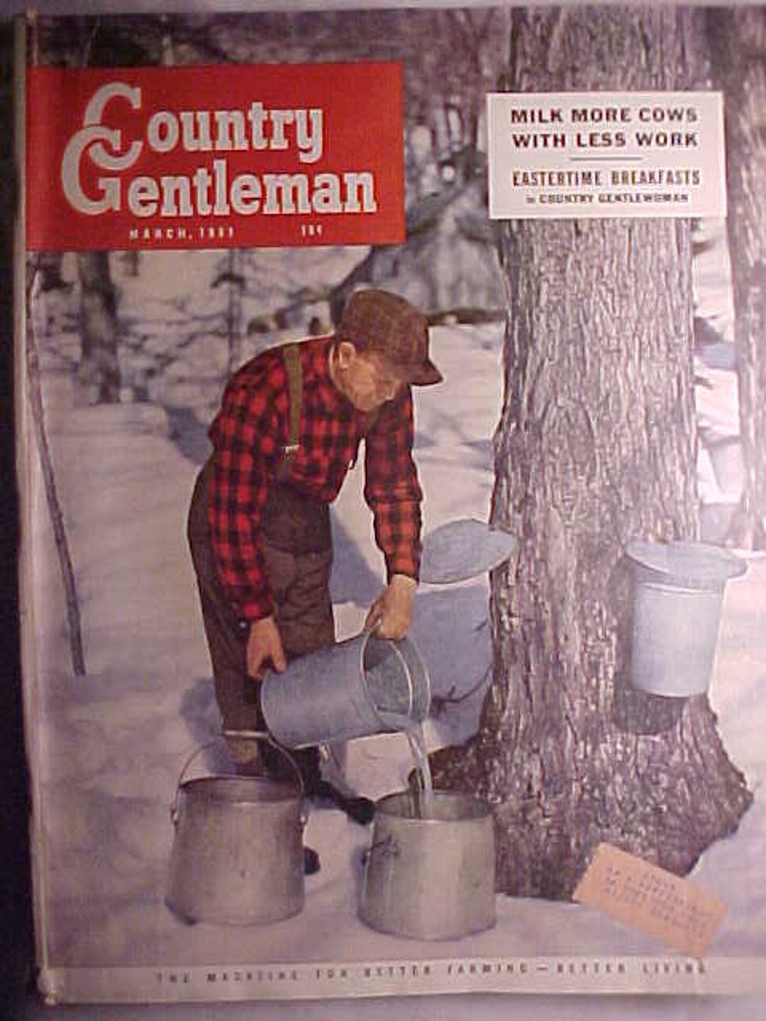 March 1951 the Country Gentleman Magazine With Claude Cushman Maple ...