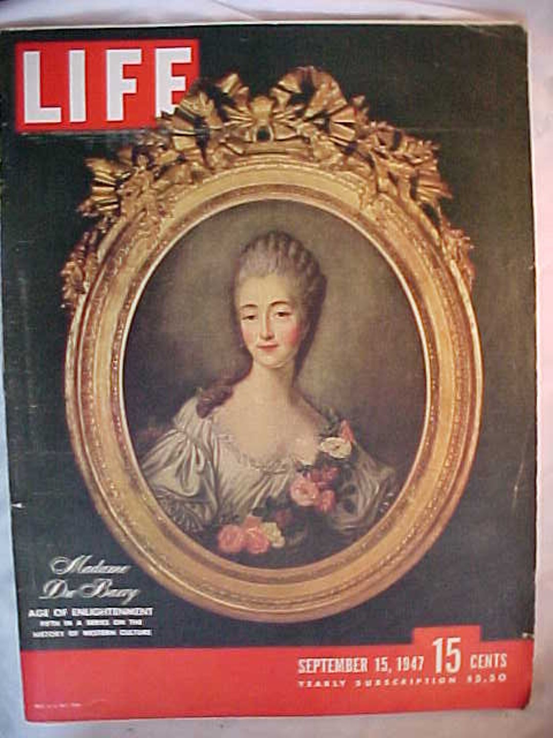 September 15, 1947 LIFE Magazine Madame Du Barry on the Cover Has 164 ...
