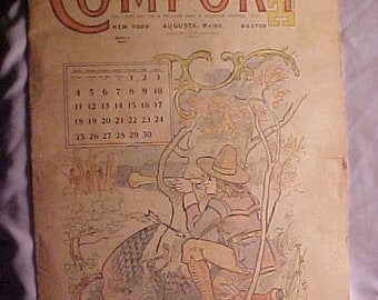 February 1921 Comfort Magazine Newspaper Magazine Augusta, Maine Ladies ...