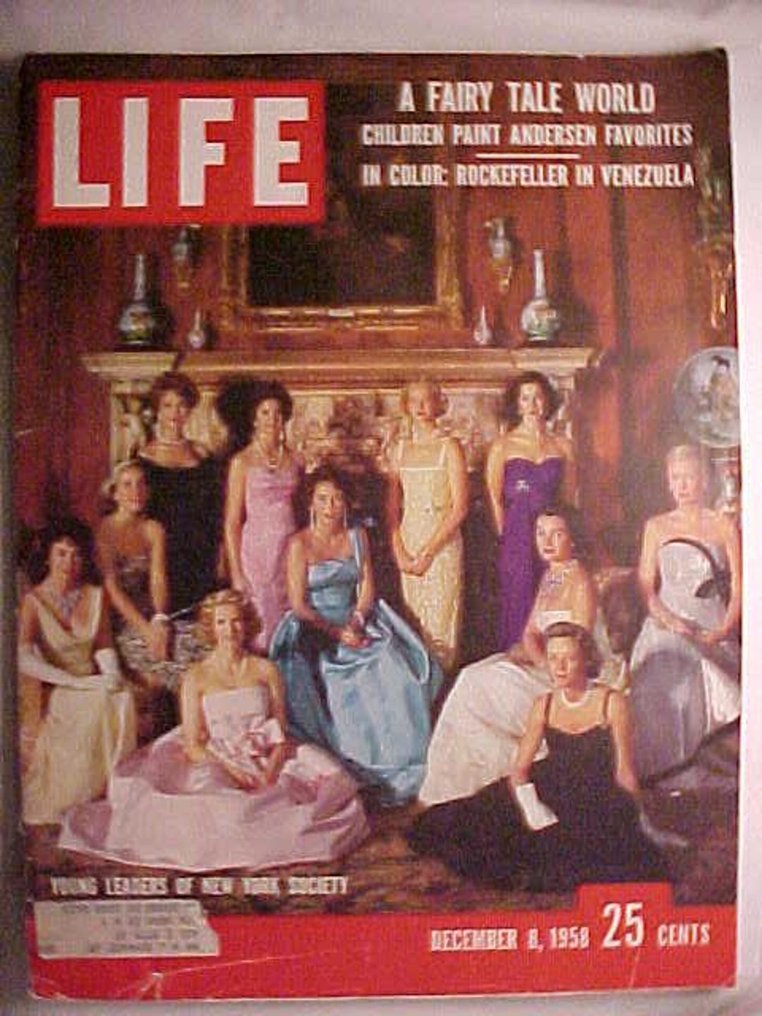December 8, 1958 LIFE Magazine With Young Leaders of New York Society ...