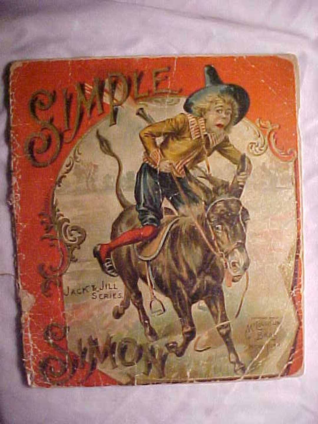 1900 Simple Simon Jack & Jill Series Published by Mcloughlin Bros New York, Antique Childrens ...