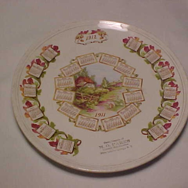 Calendar Plate - Etsy