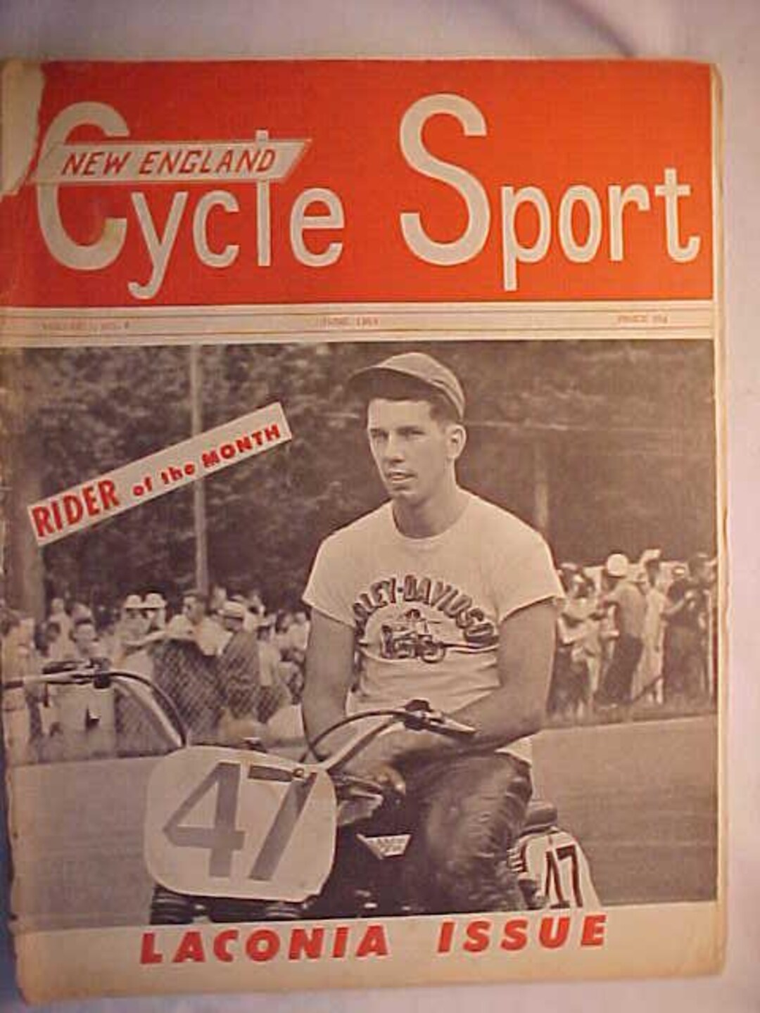 June 1959 New England Cycle Sport Magazine With Don Gore Hartford, Conn ...