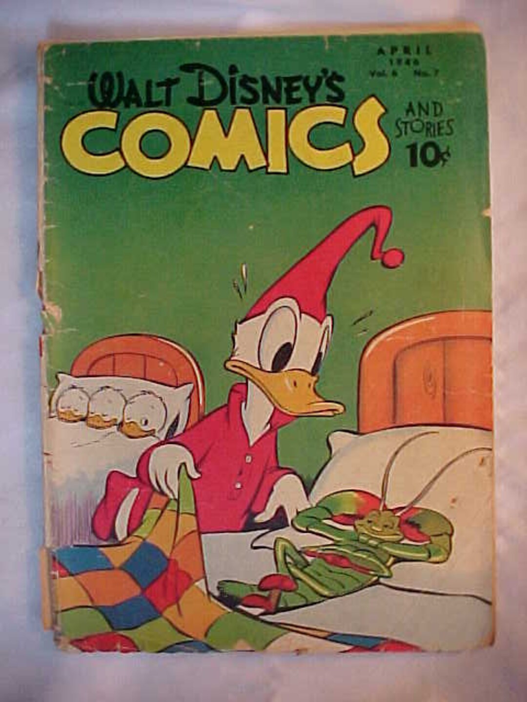 April 1946 Walt Disney's Comics and Stories Donald Duck Vol. 6 No. 7 ...