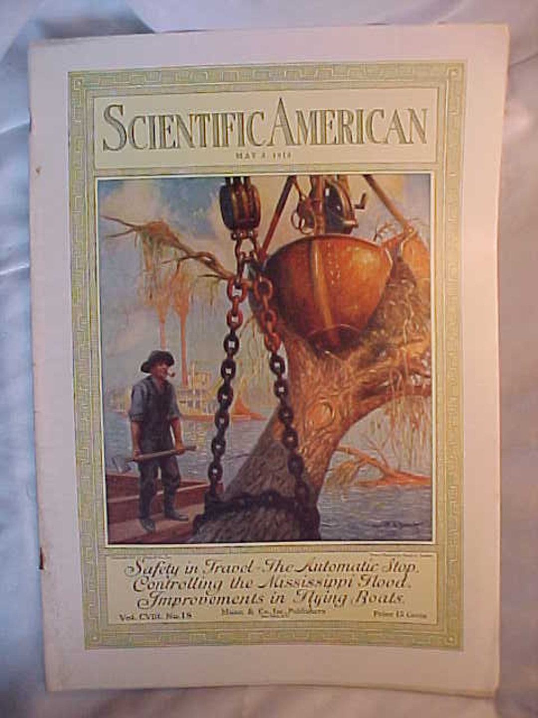 May 3, 1913 Scientific American Magazine With Mississippi Flood ...
