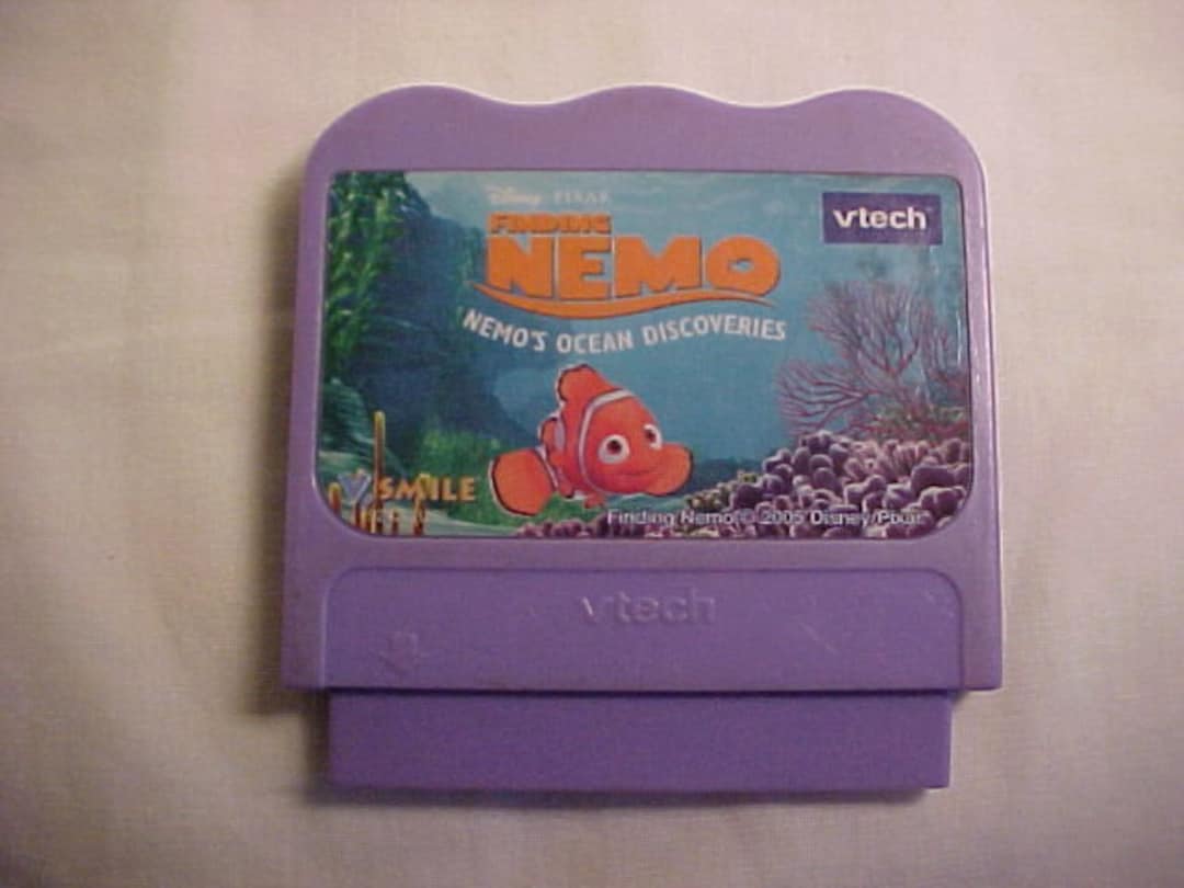 Vintage Vtech Disney Pixar Finding NEMO Nemo's Ocean Discoveries Video ...