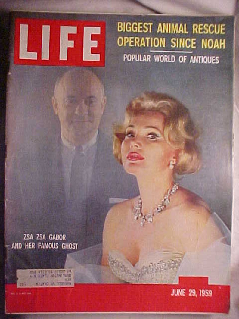 June 29, 1959 LIFE Magazine With Zsa Zsa Gabor on the Cover Has 148 ...