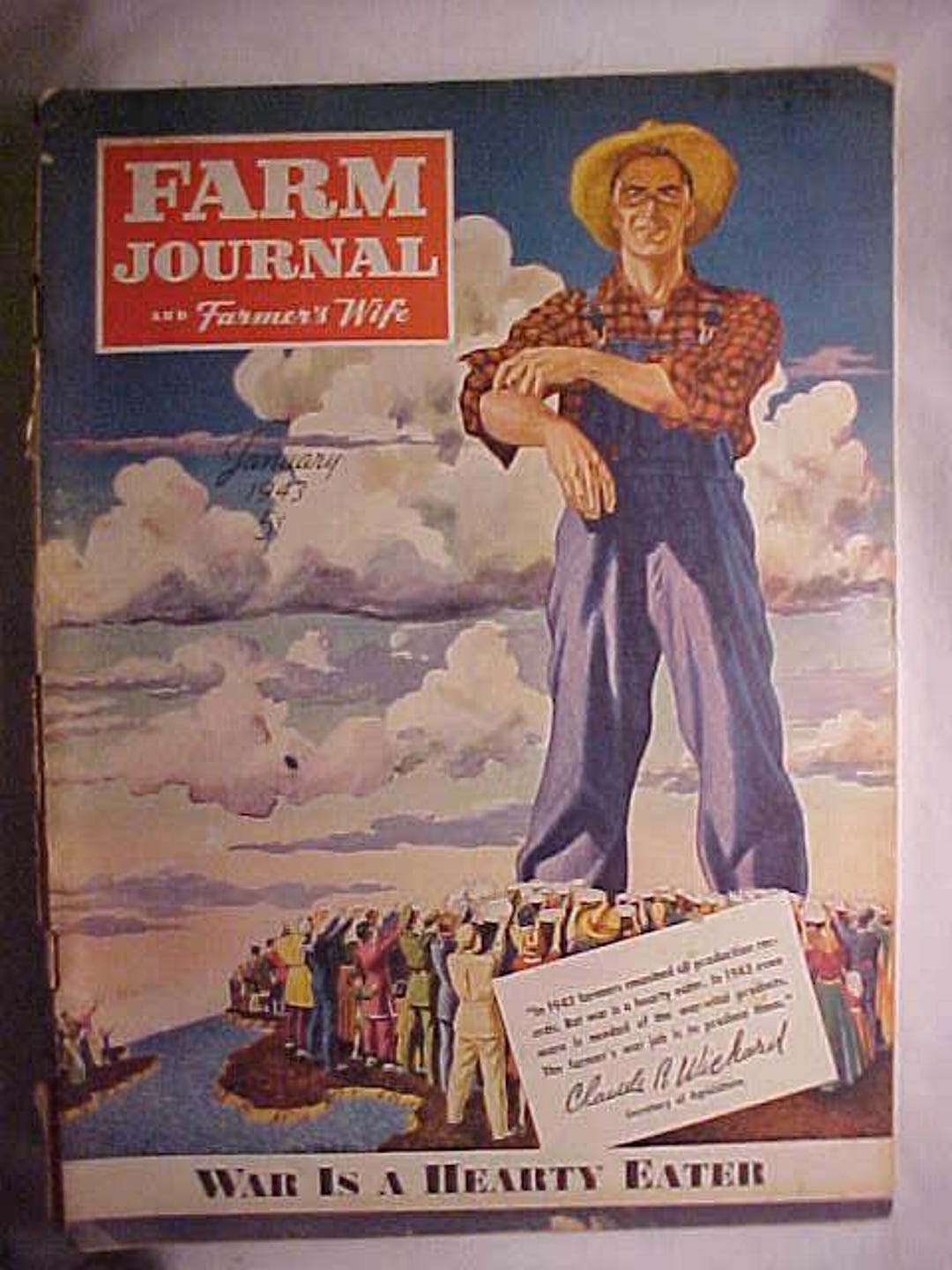 January 1943 Farm Journal & Farmer's Wife Magazine Nice Cover Art by ...