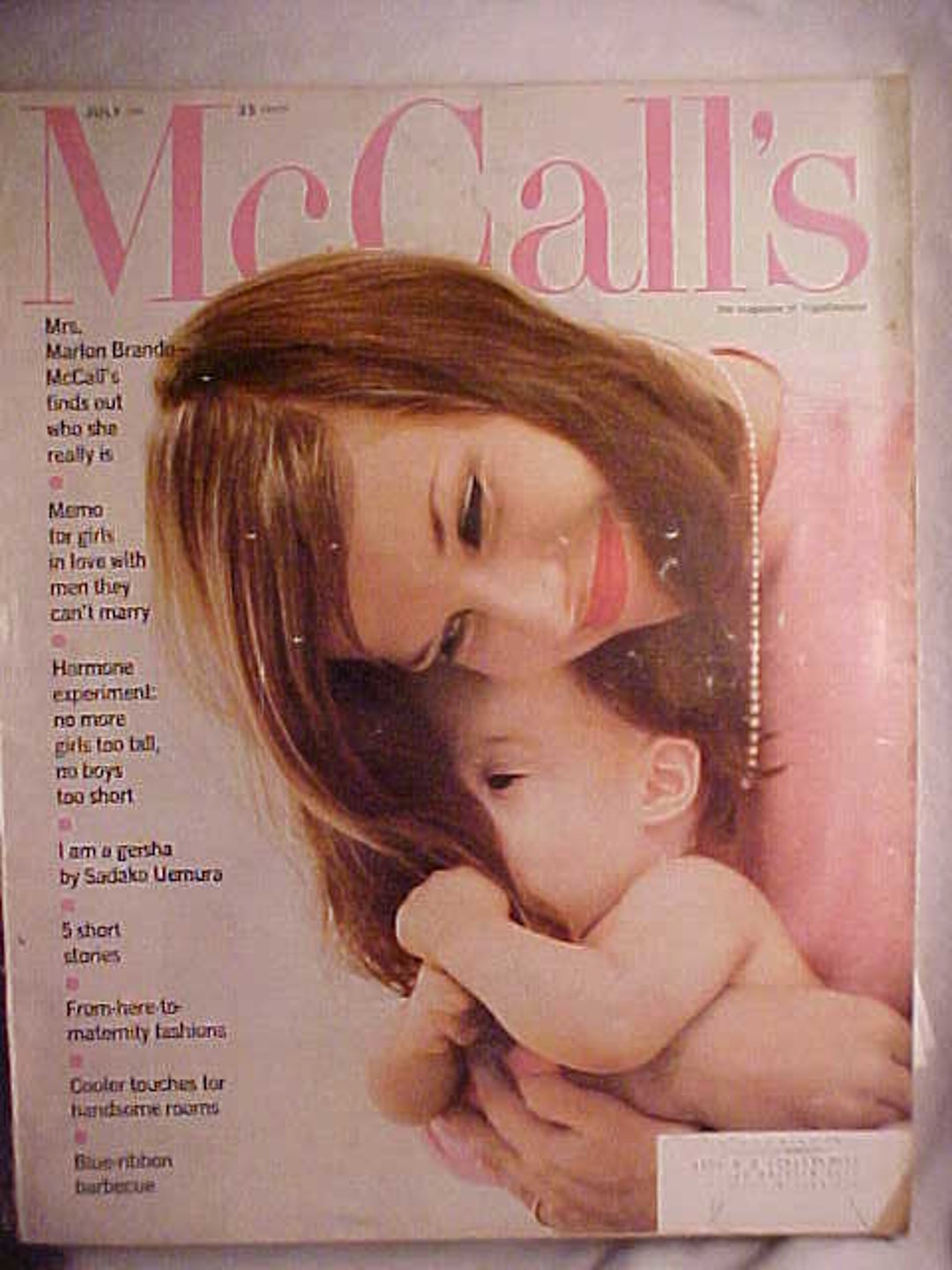 July 1959 Mccall's Magazine With the Cover by Richard Avedon, Has 154 ...