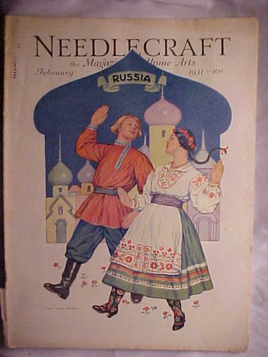 February 1931 Needlecraft Magazine for Women With Cover Art by John ...