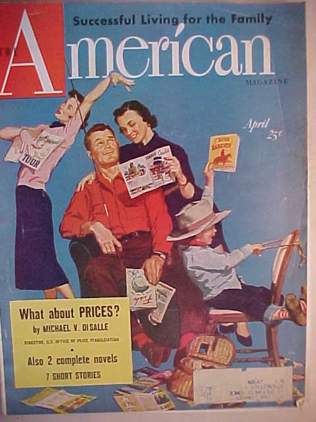 April 1951 the American Magazine Has 152 Pages of Ads & Articles, With ...