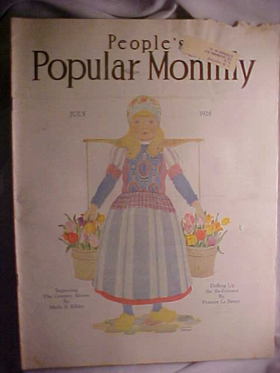 July 1928 People's Popular Monthly the Homecraft Magazine Has 22 Pages ...