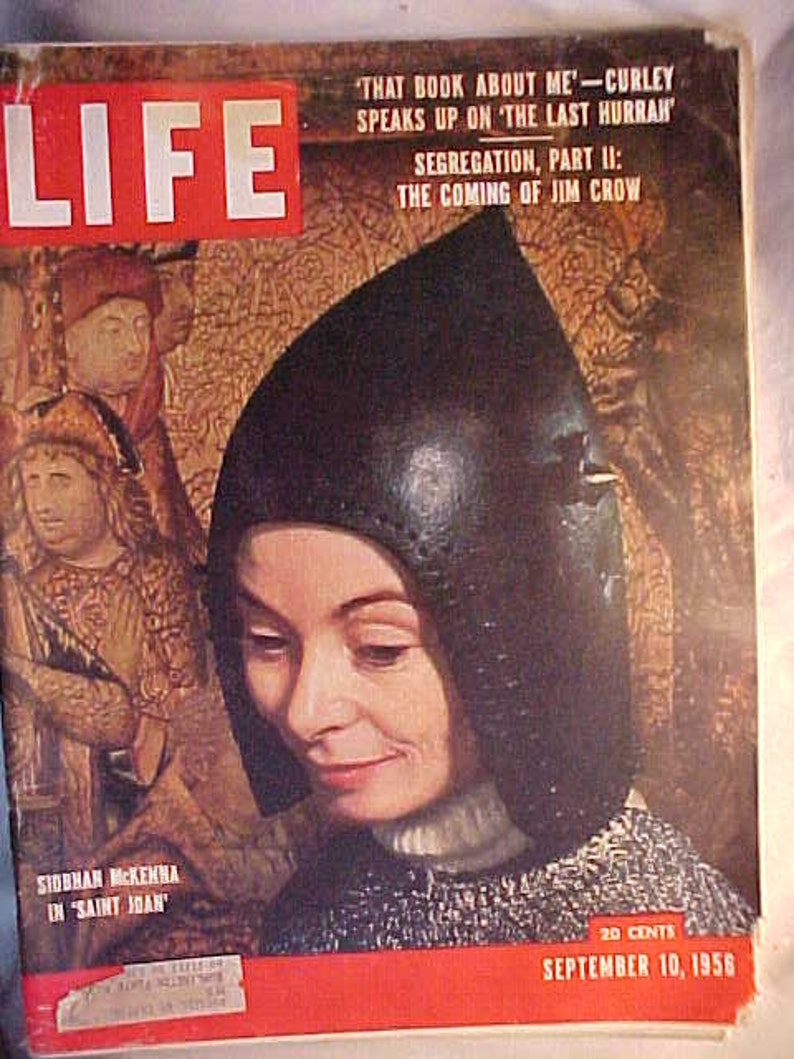 September 10, 1956 LIFE Magazine With Stobhan Mckenna on the Cover Has ...