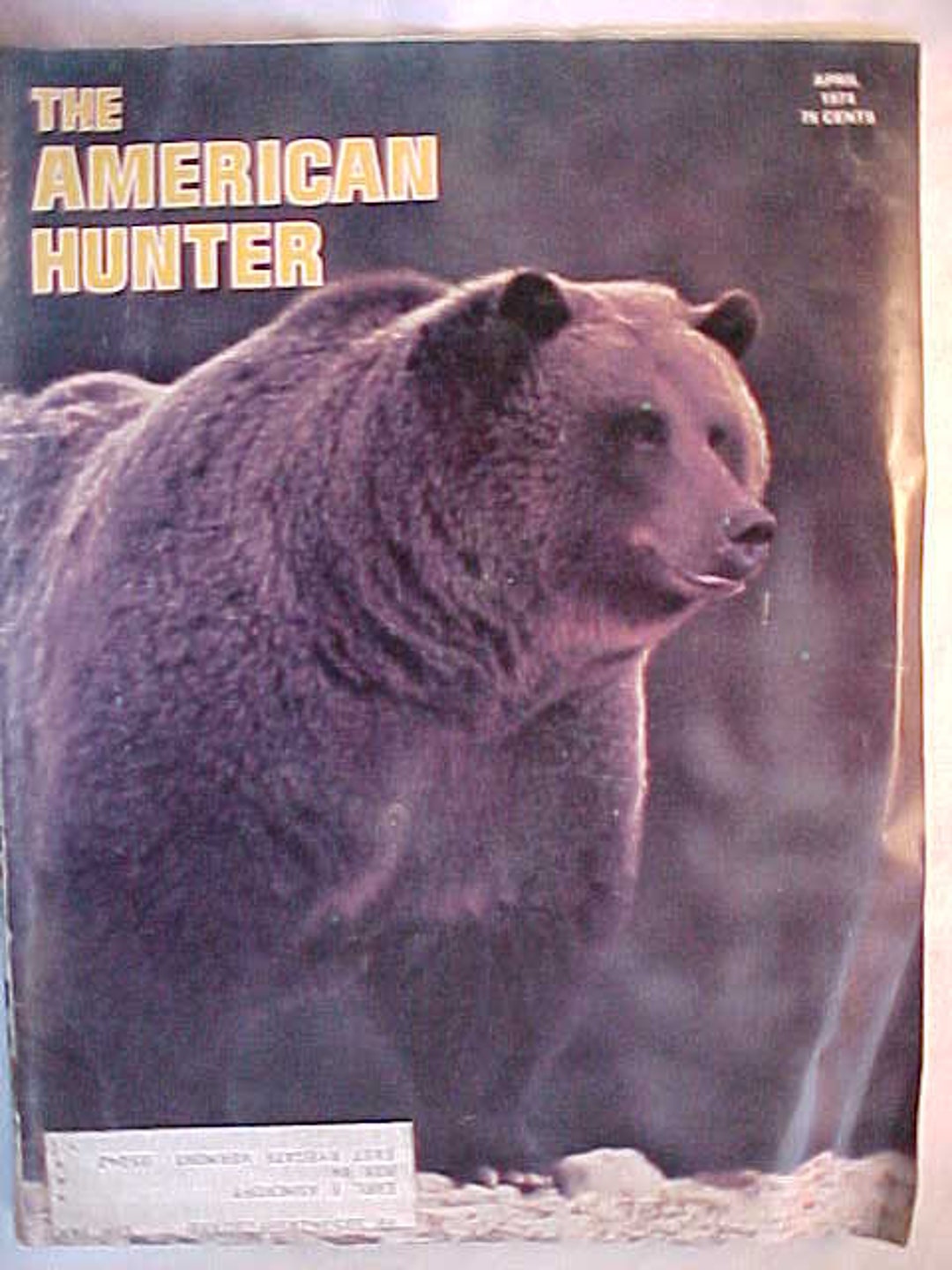 April 1974 the American Hunter Magazine With Cover Art by Stewart ...