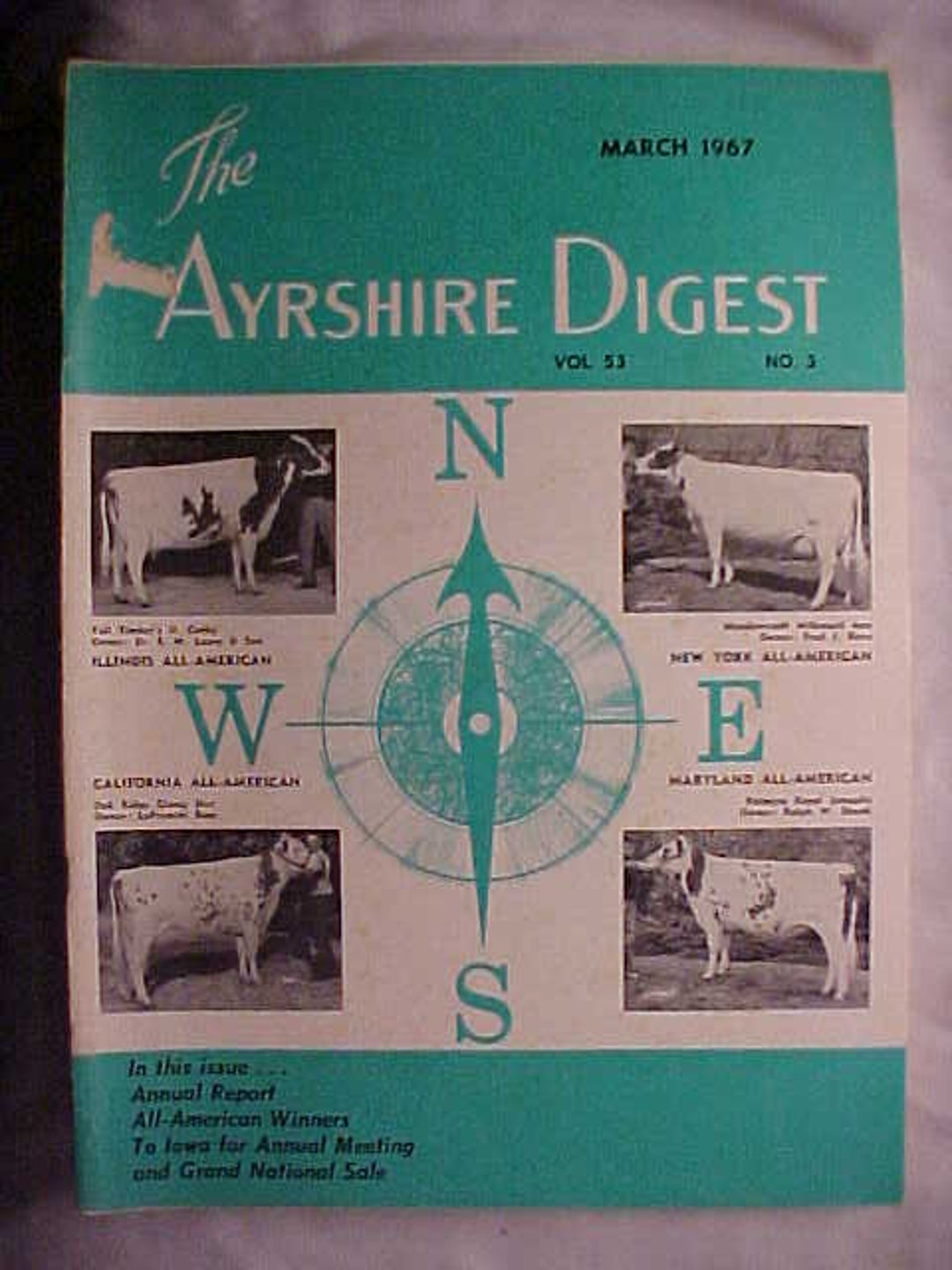 March 1967 the Ayrshire Digest Magazine the Ayrshire Breeders ...