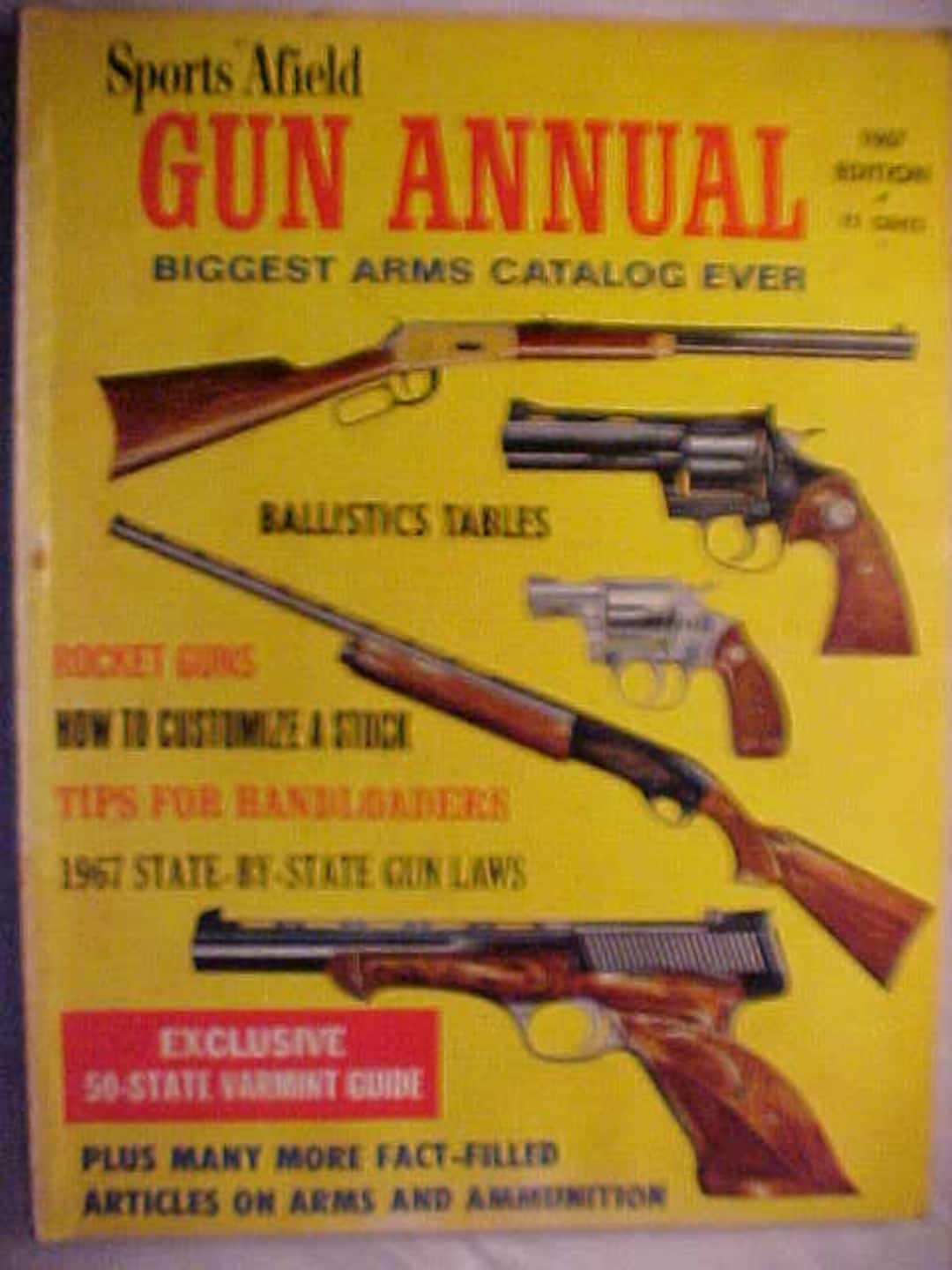 1967 Sports Afield Gun Annual Magazine With the Cover by - Etsy
