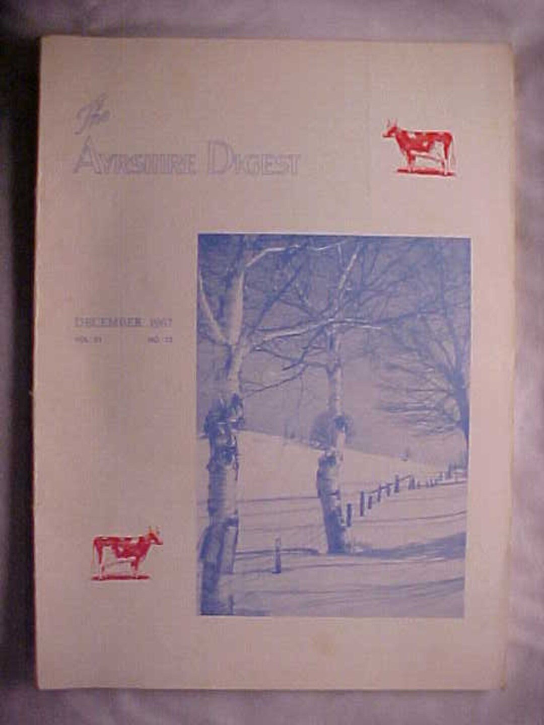 December 1967 the Ayrshire Digest Magazine the Ayrshire Breeders ...
