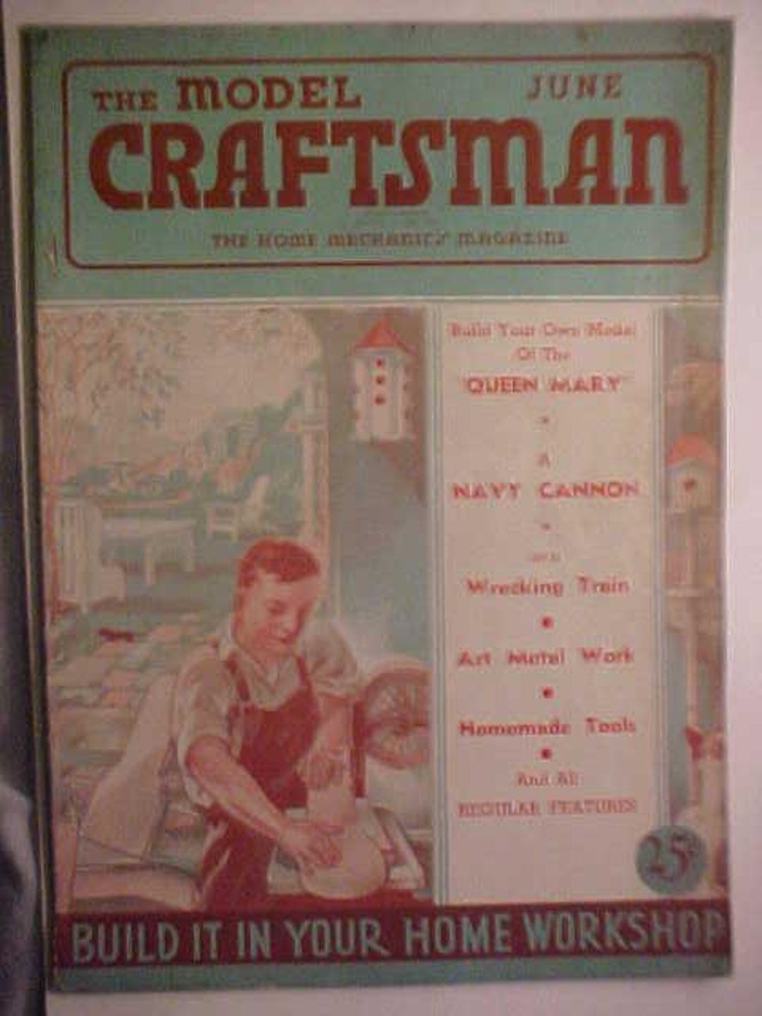 June 1936 the Model Craftsman Magazine, Has 64 Pages of Ads and ...