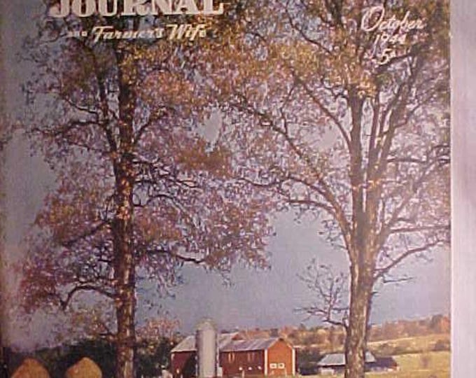 October 1944 Farm Journal & Farmer's Wife Magazine Cover Art by E. A ...