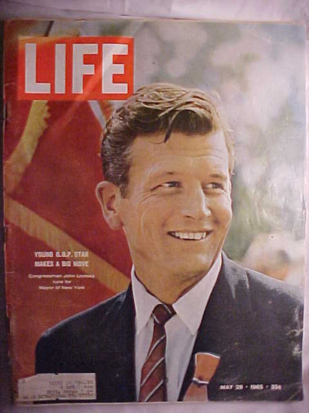 May 28, 1965 LIFE Magazine With Congressman John Lindsay on the Cover ...