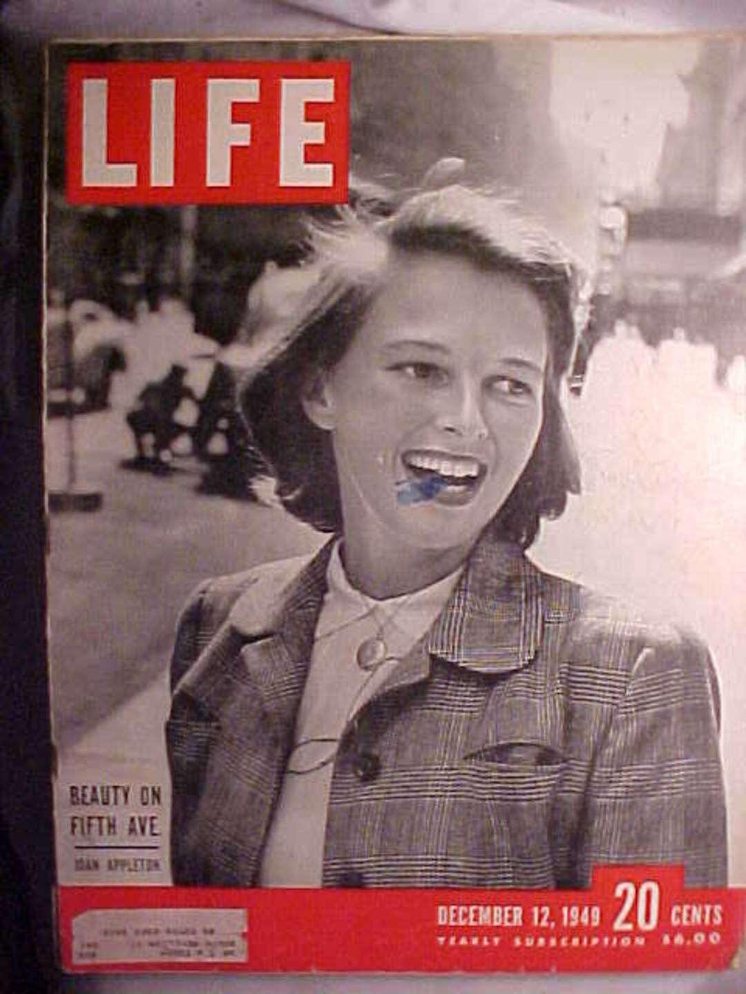 December 12, 1949 LIFE Magazine With Joan Appleton on the Cover Has 160 ...