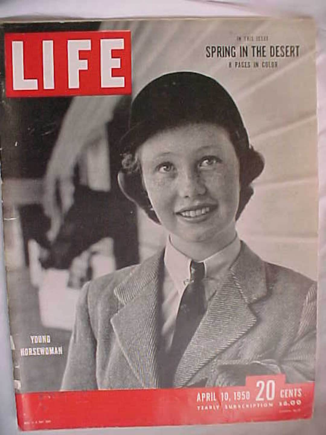 April 10, 1950 LIFE Magazine With Aileen Wood Horsewoman on the Cover ...