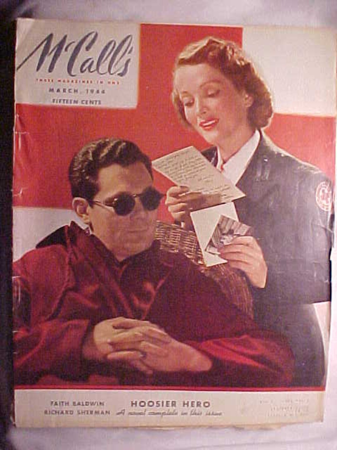 March 1944 Mccall's Magazine With the Cover Art by Sarra, Has 142 Pages ...