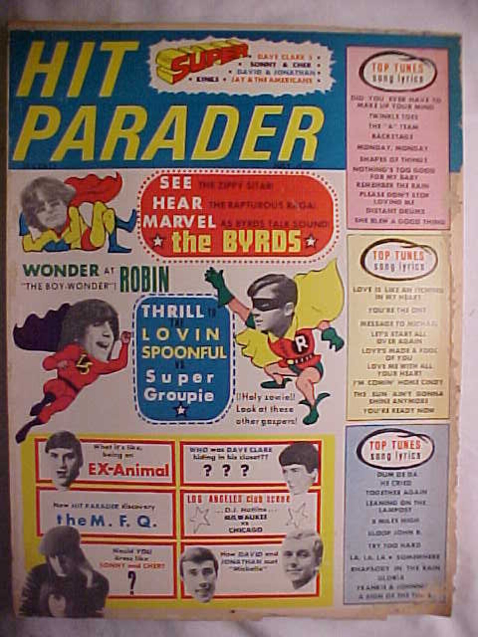 July 1966 Hit Parader Music Song & Band Hits Magazine With the - Etsy