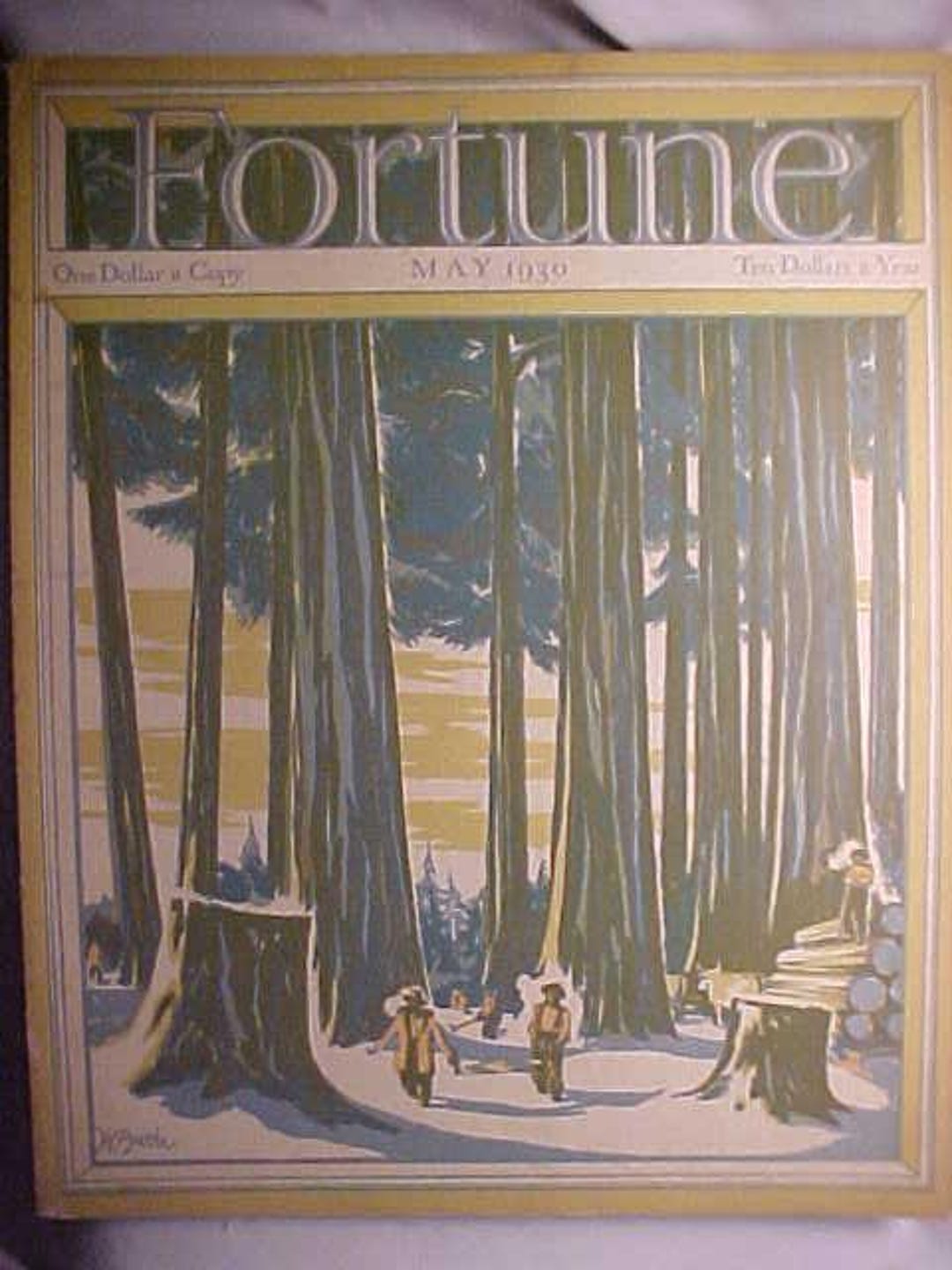 May 1930 Fortune Magazine Nice Cover Art Has 148 Pages of Ads and ...