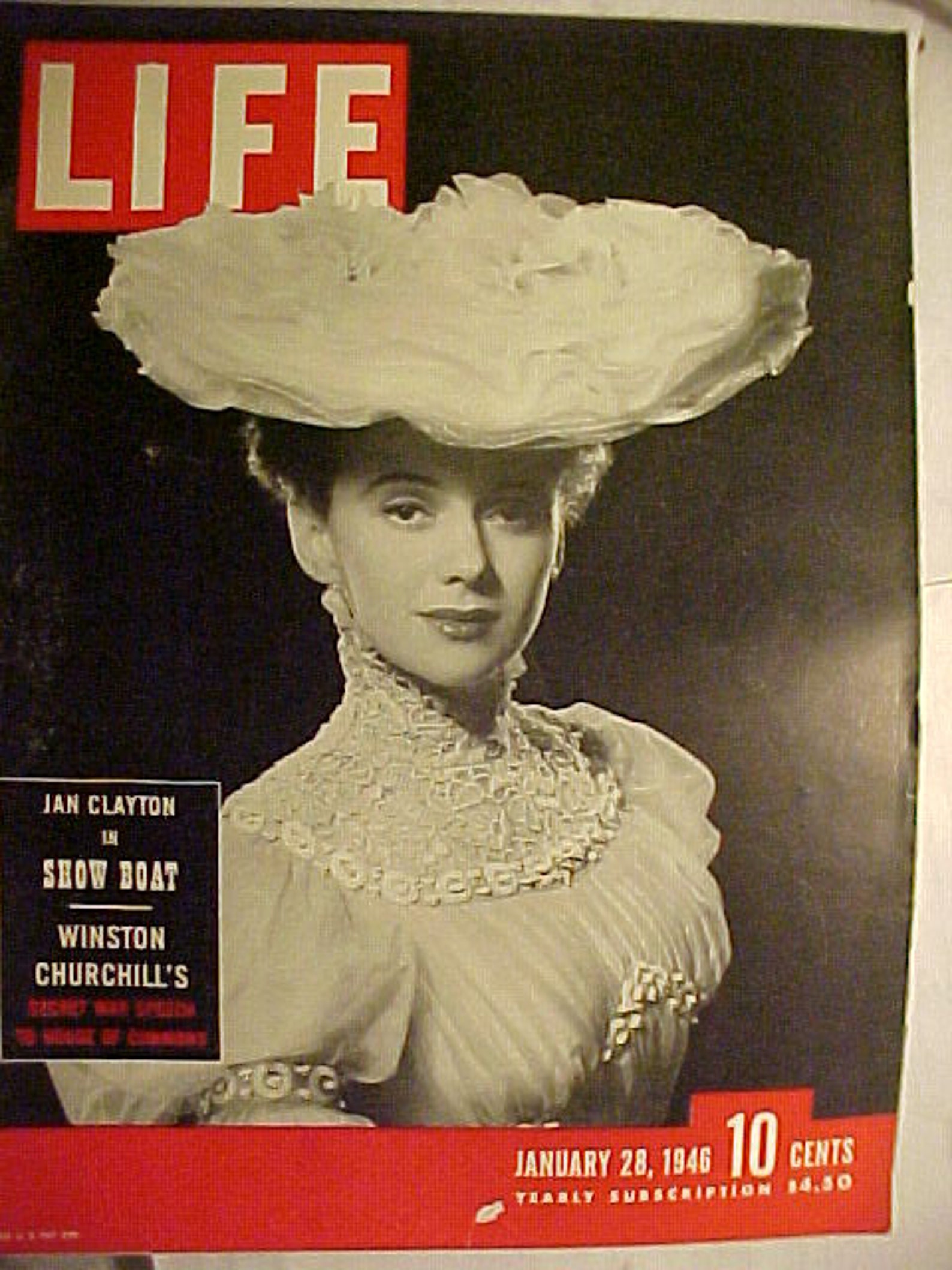 January 28, 1946 LIFE Magazine Jan Clayton in Show Boat on the Cover ...
