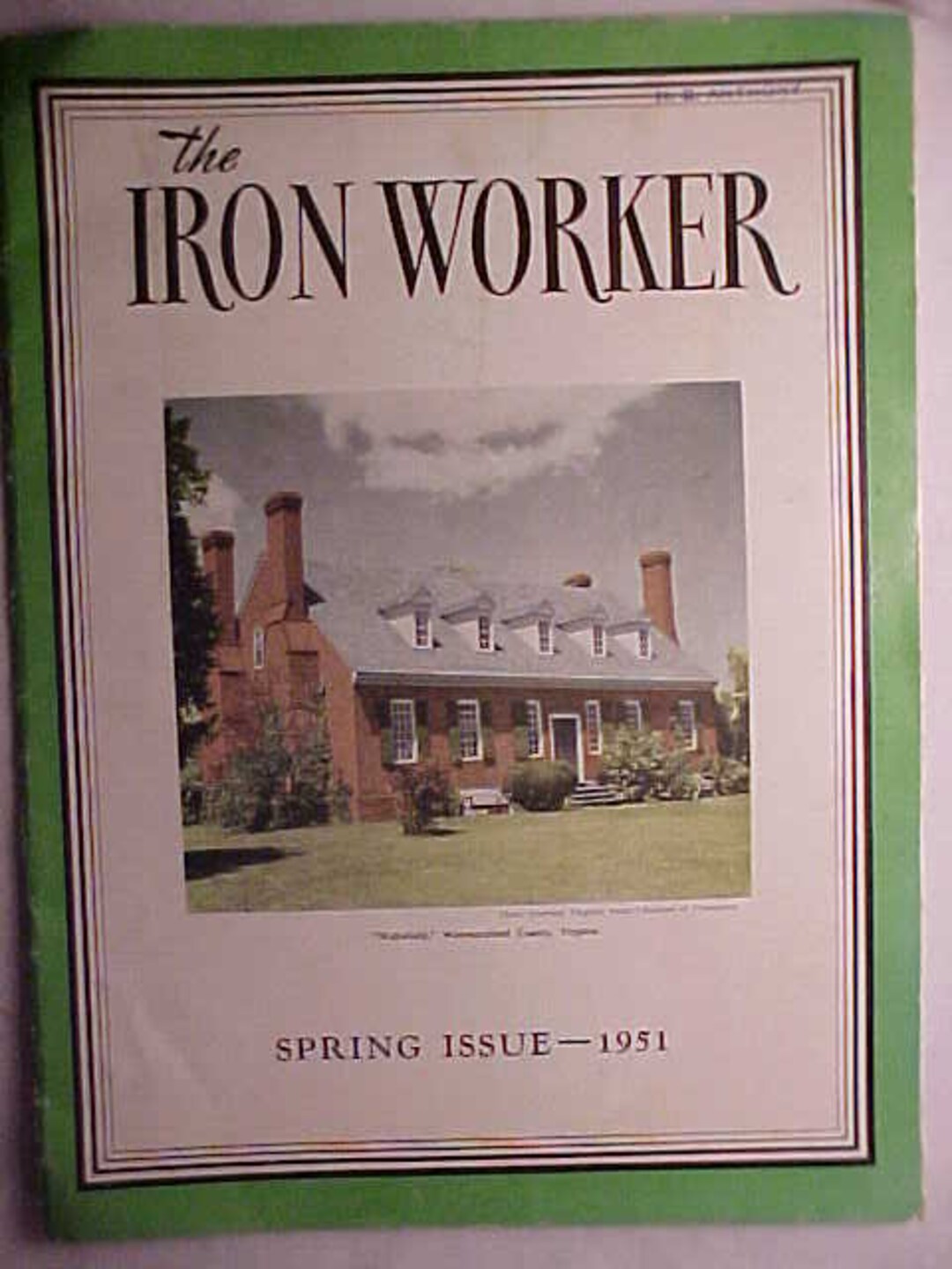 1951 Spring Issue the Iron Worker Magazine Lynchburg Virginia - Etsy